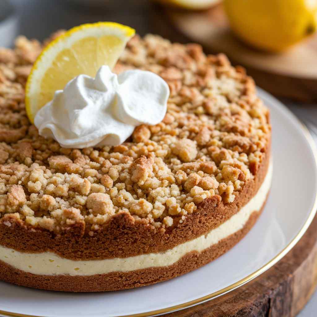 Lemon Crumble Cake Recipe - Recipes Food
